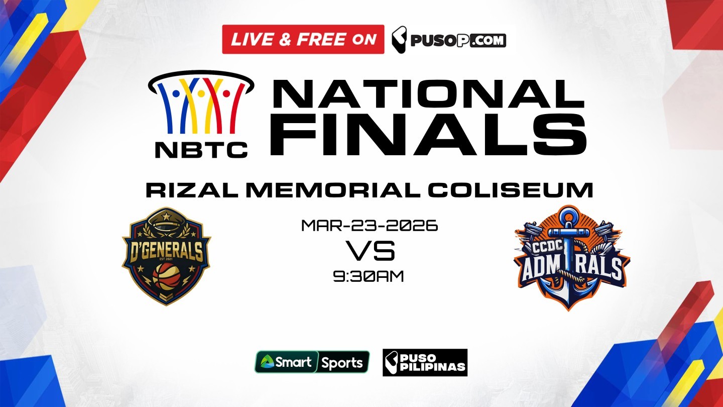 PusoP - NBTC National Finals | Super 32 | North Luzon D' Generals vs ...